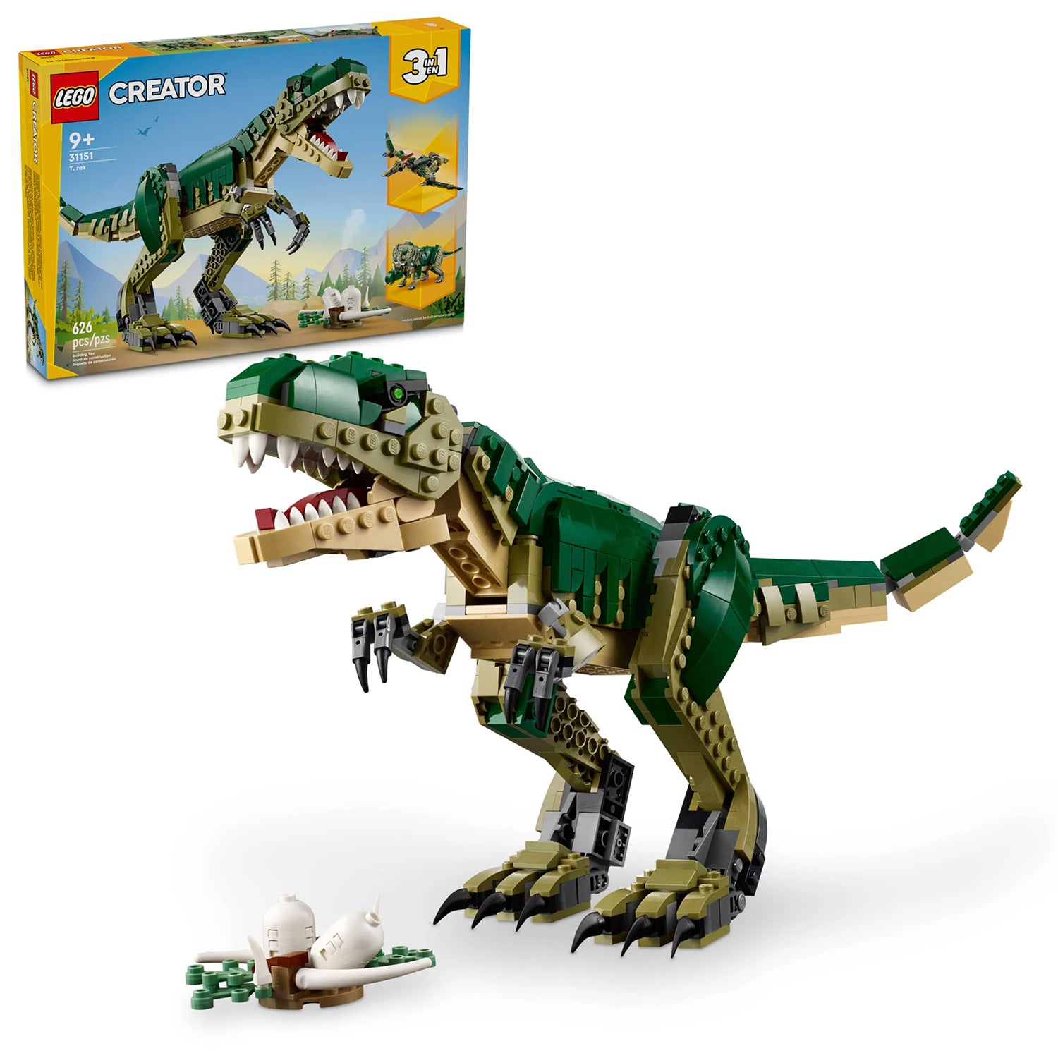 Lego Creator 3 em 1 - T Rex – JaLoo